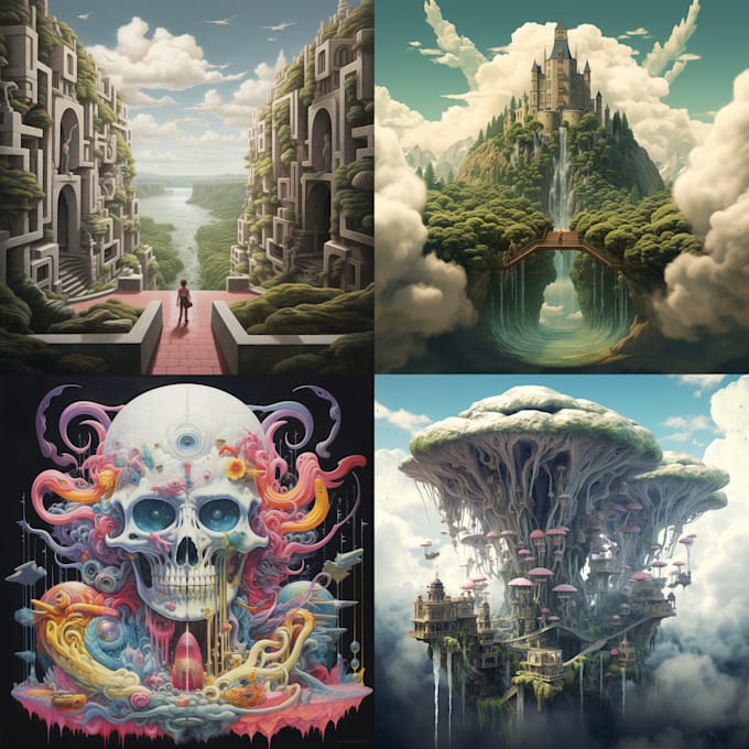 Create stunning concept art and illustration using midjourney ai by Pitersonmichael | Fiverr