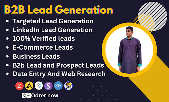 Do b2b lead generation and linkedin leads generation by Razwanahmedrafi | Fiverr