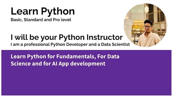 Teach you python coding, applied machine learning deep learning ... Teach you python coding, applied machine learning deep learning ...