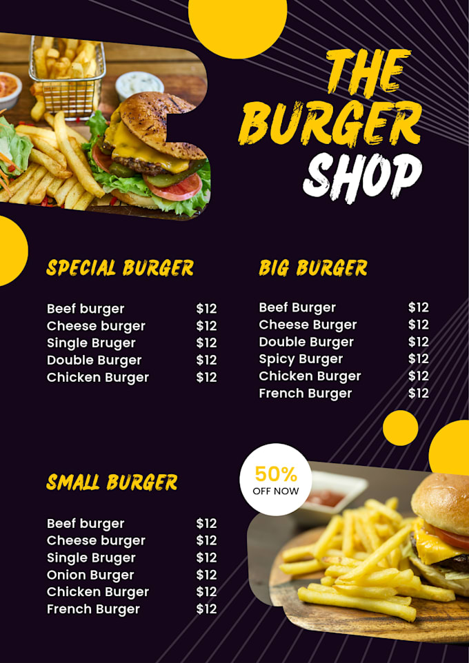Create outstanding menu for you by Malik_creater | Fiverr Create outstanding menu for you by Malik_creater | Fiverr
