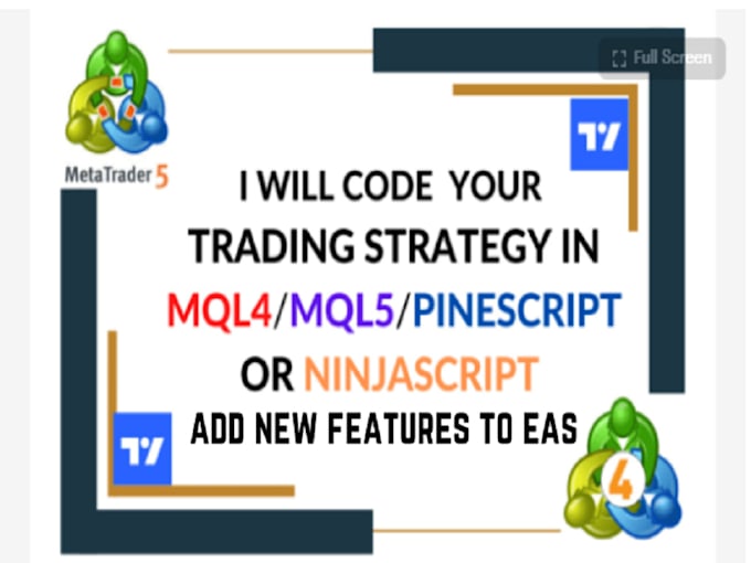 Code And Convert Tradingview Pinescript To Mt4 Mt5 Ninjatrader Bot Metatrader By Zhangmingyang