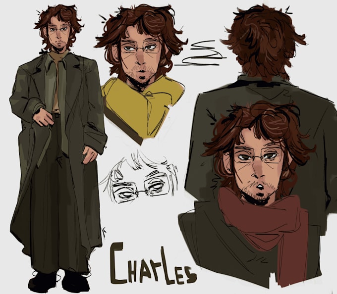 Draw character sheet for you by Westwards | Fiverr