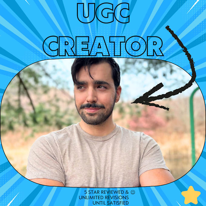 Create ugc male model photo or video content for your product by ...
