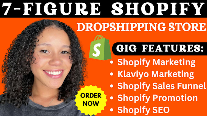 Build 7 Figure Shopify Dropshipping Store Shopify Store Manager Sales