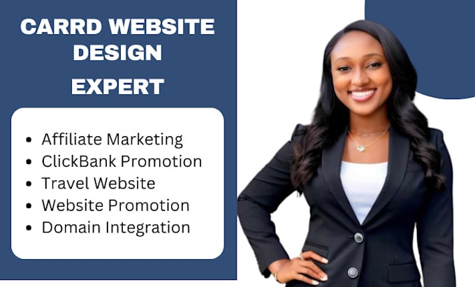 Build very responsive carrd website and landing page with modern design ...