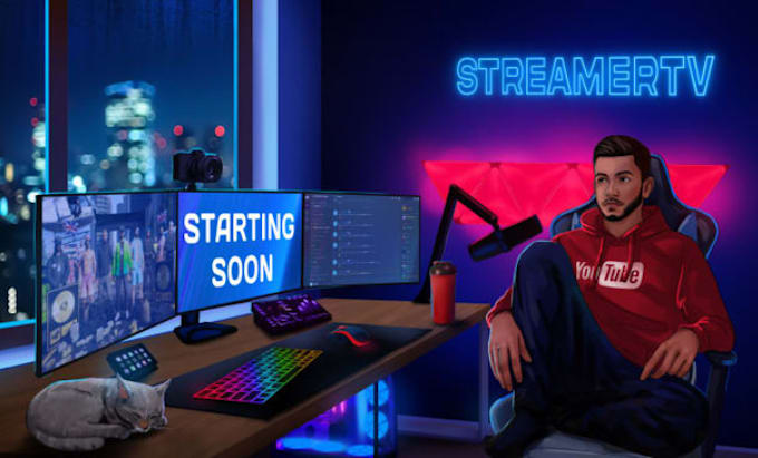 Develop transitions, overlays, and animation for streamers by Expert ...