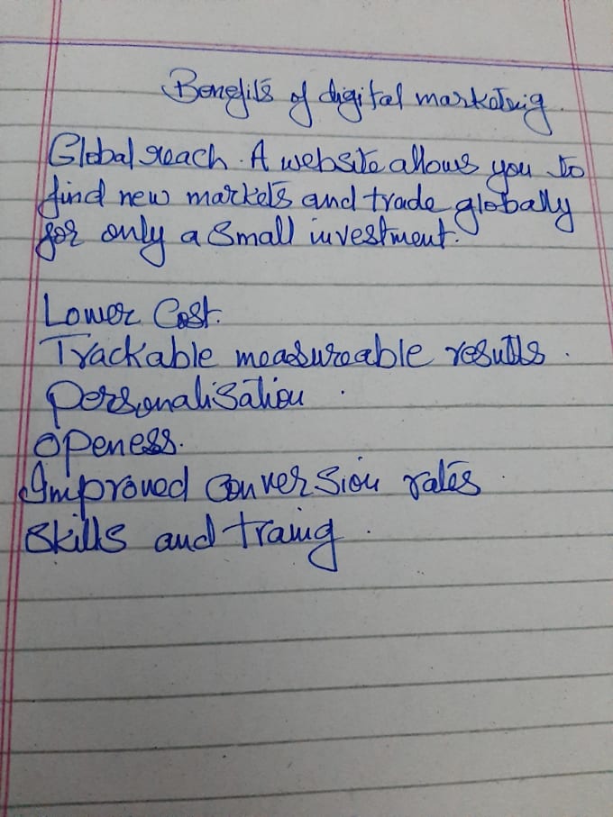 Offer u best handwriting services by Ahmadzeeshan772 | Fiverr