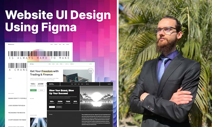 Design website ui using figma by Tovmach | Fiverr