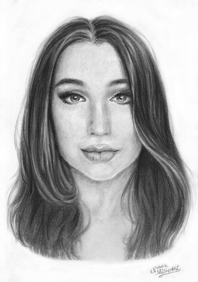 Draw pencil portrait with artistic fading effect based on your photo by ...