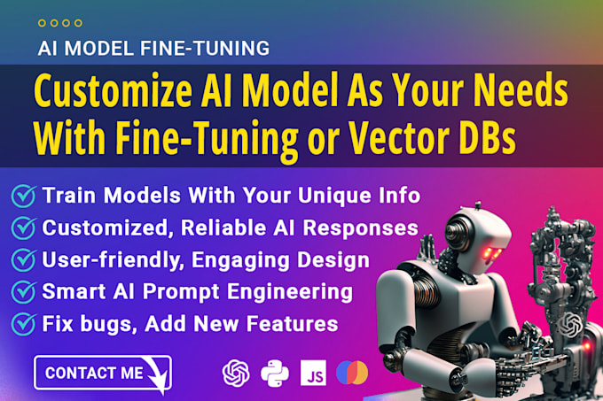 Fine tune openai gpt4o, gpt3,5 model with your data, vector ai database cromadb by Asraf2asif ...
