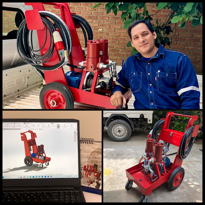 Do 3d designs, 2d plans, rendering, exploded view in solidwokrs for ...