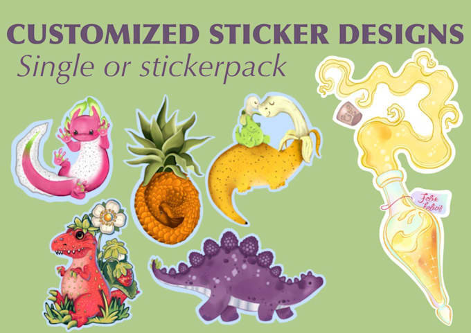 Create custom sticker design by Grazhdankina_s | Fiverr
