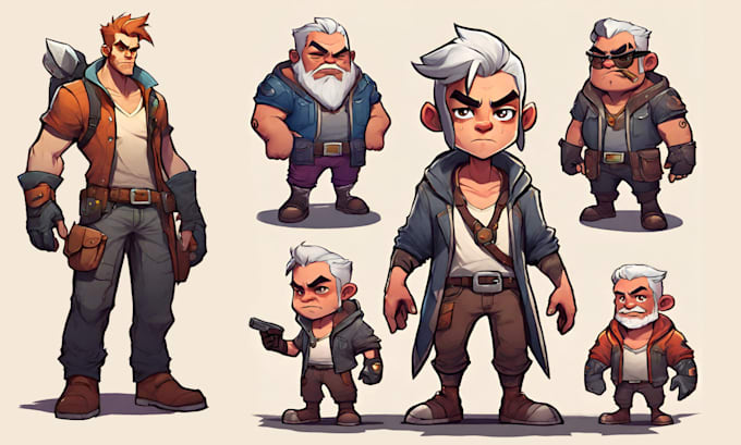 Create unique characters in any style by Stratostze | Fiverr