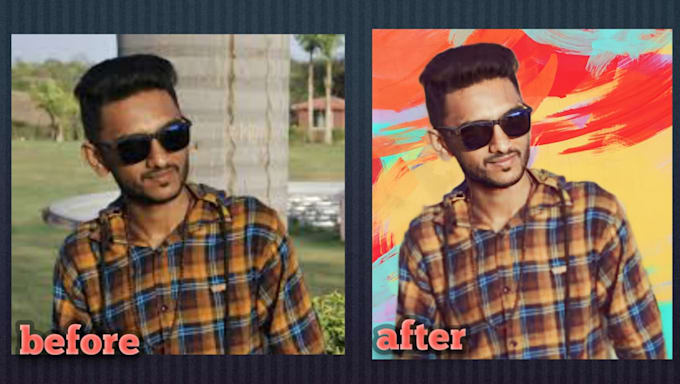 Fix blurry photos,change background and enhance photo by Mahinda1975 ...