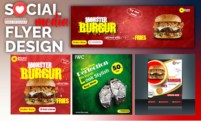 Create business and seasonal flyer and brochure designs by Swm_designer | Fiverr