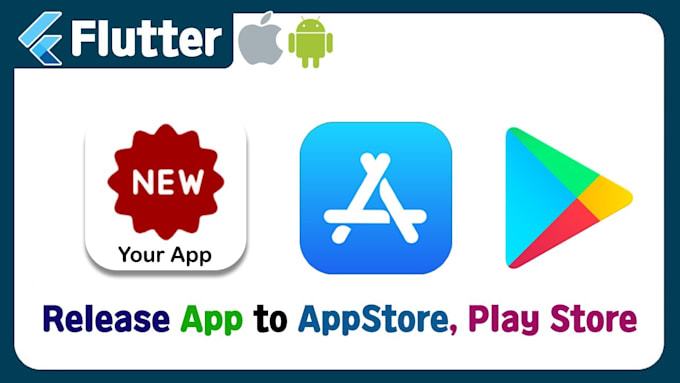 Publish flutter app on app store and google play store by Ziaullah424 | Fiverr