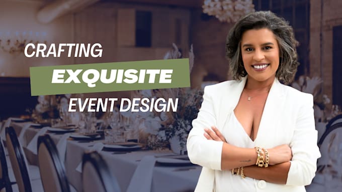 Create a unique event design tailored to the branding by ...