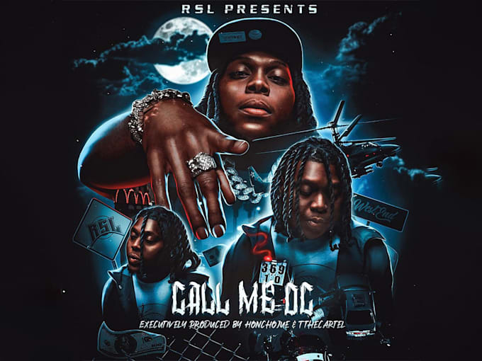 Professional animated mixtape and album cover design, motion graphics ...