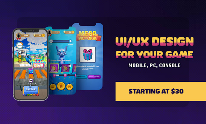 Design professional ui ux for your pc or mobile game by Plantmusician | Fiverr