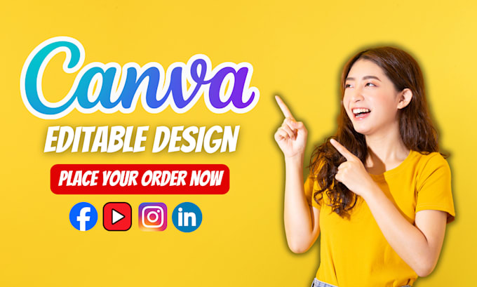 Do professional canva design for instagram, youtube, and more by Savera_hasan | Fiverr
