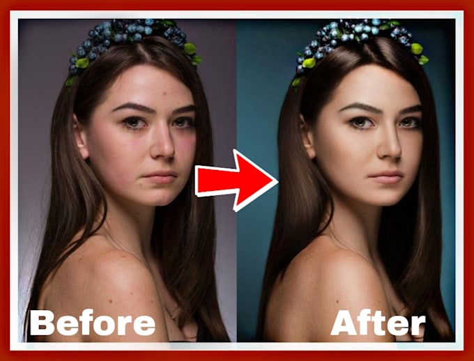 Do high end portrait retouching,photo editing and headshots by Imeshaashani | Fiverr