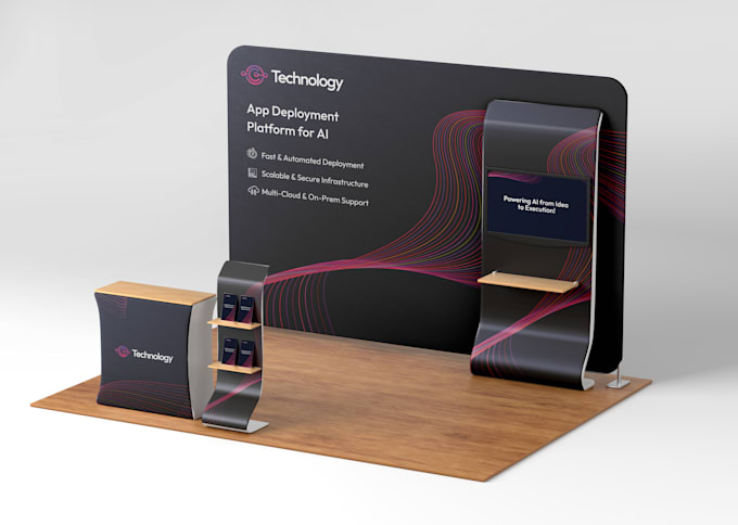 Do creative flyer, brochure, stall booth, pull up banner designs by ...