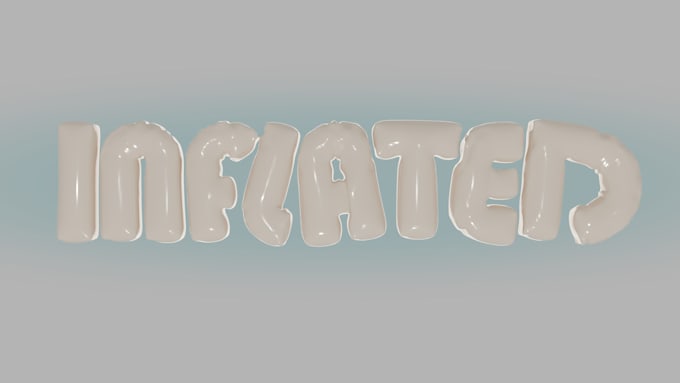 Inflate your typo in custom font and background by Khubaibdesigns1 | Fiverr