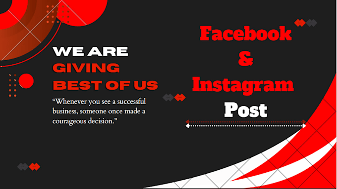 Create unique designs for instagram and facebook by Umerawan300 | Fiverr