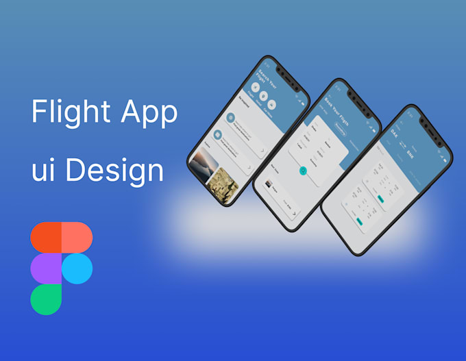 My flight app ui design by Irfanhaider766 | Fiverr