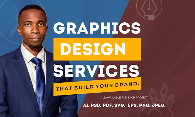 Design compelling logo for your brand identity by Opeisraeldesign | Fiverr