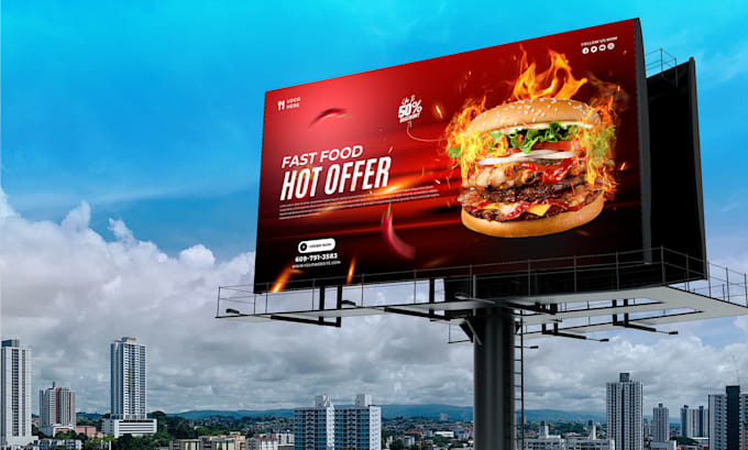 Design digital print outdoor signage, billboard or banner by ...