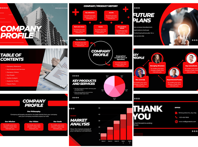 Create and design a unique powerpoint presentation by Wissalas | Fiverr