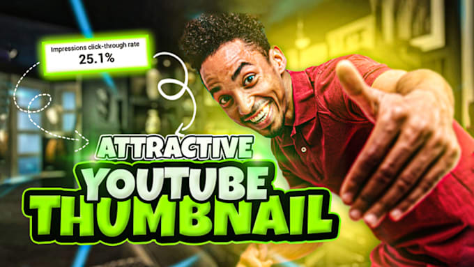 Design attractive eye catchy youtube thumbnail by Sagar_kumar01 | Fiverr