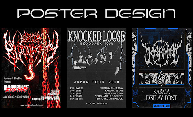 Design tour song and event poster for you by Kritsadalab | Fiverr