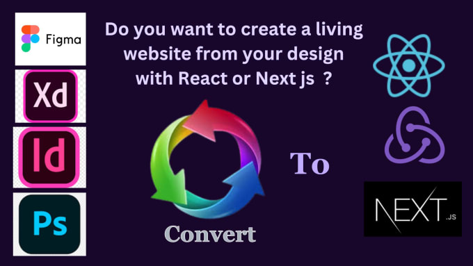 Convert Psd To React Figma To React Js And Next Js With Responsive By Mdbadhon28 Fiverr
