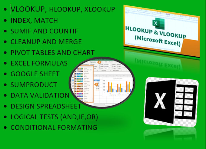 Do vlookup, index, match, cleanup, google sheets, excel formula by Excel_expert_02 | Fiverr
