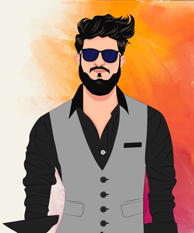 Design portraits and make cartoons caricature by Misbah_dahri | Fiverr