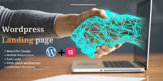 Create wordpress landing page design using elementor pro by Jannatullnur | Fiverr