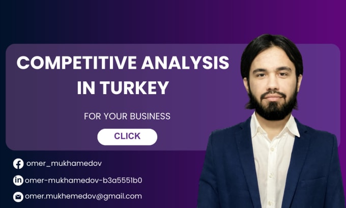 Conduct competitive analysis in turkey by Omermukhamedov | Fiverr Conduct competitive analysis in turkey by Omermukhamedov | Fiverr