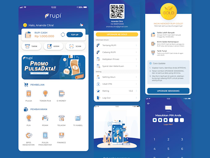 Design modern ui ux for your mobile app by Rezky_putra | Fiverr