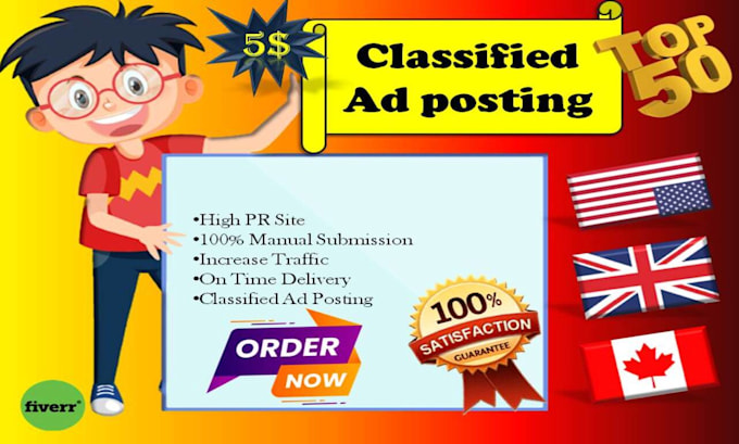 Post classified ads on top classified ad posting sites by Shormi27 | Fiverr