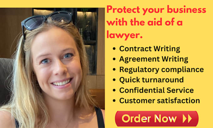 Write legal contracts, legal agreements, documents, nda by Melaniemiddien | Fiverr
