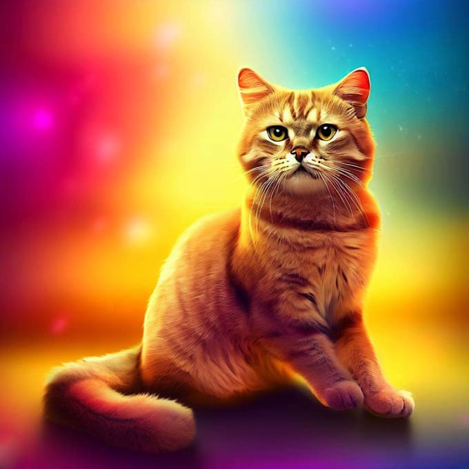 Create a cat portrait by Abavosloo3 | Fiverr
