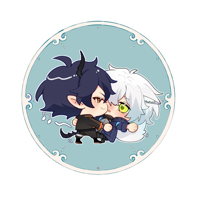 Draw cute simple chibi art by Thisfio | Fiverr