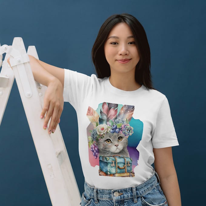 Design amazing artwork for t shirts and merchandise by Damlaomur | Fiverr