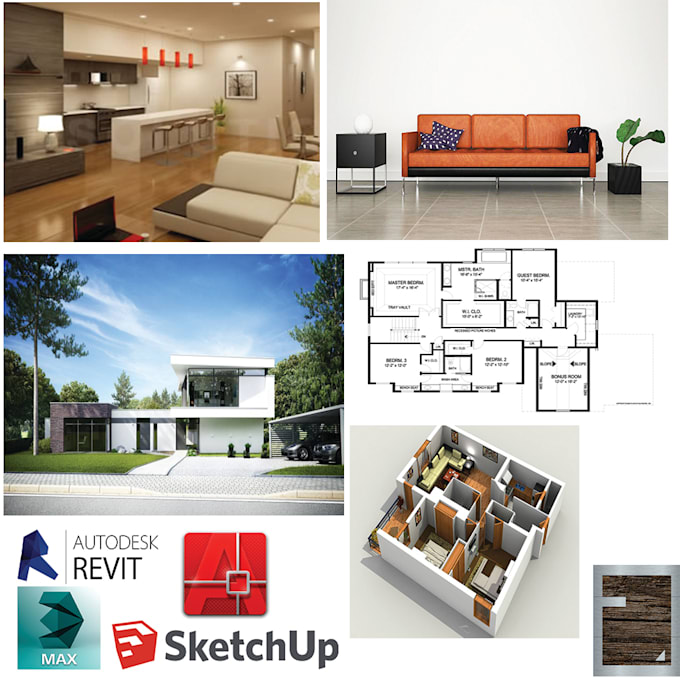 Do creative and fast architecture 2d and 3d designing by Fusiondesign ...