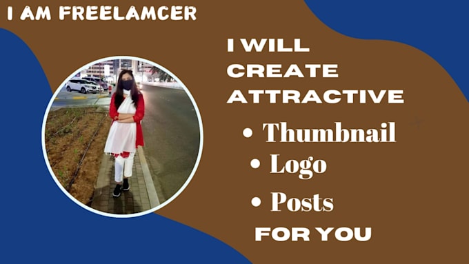 Graphical artist with mind blowing art of logo, thumbnails by Mariya ...