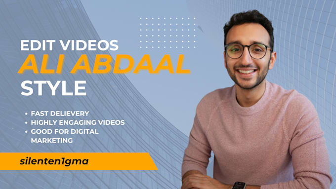 Edit your videos ali abdaal style by Silenten1gma | Fiverr