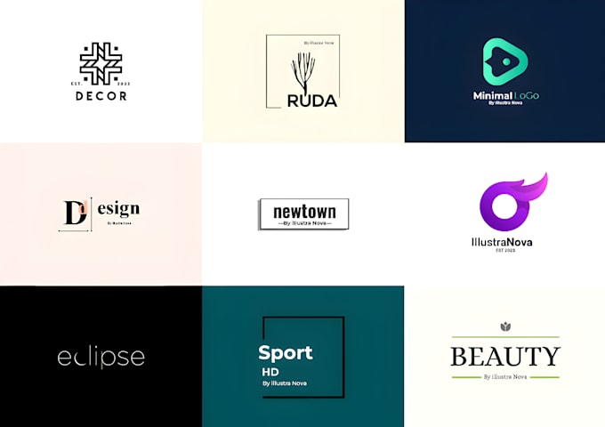 Do modern minimalist business logo design by Illustranova | Fiverr