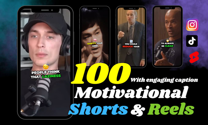 Create viral motivational youtube shorts videos and instagram reels by Idea_creatorhub | Fiverr